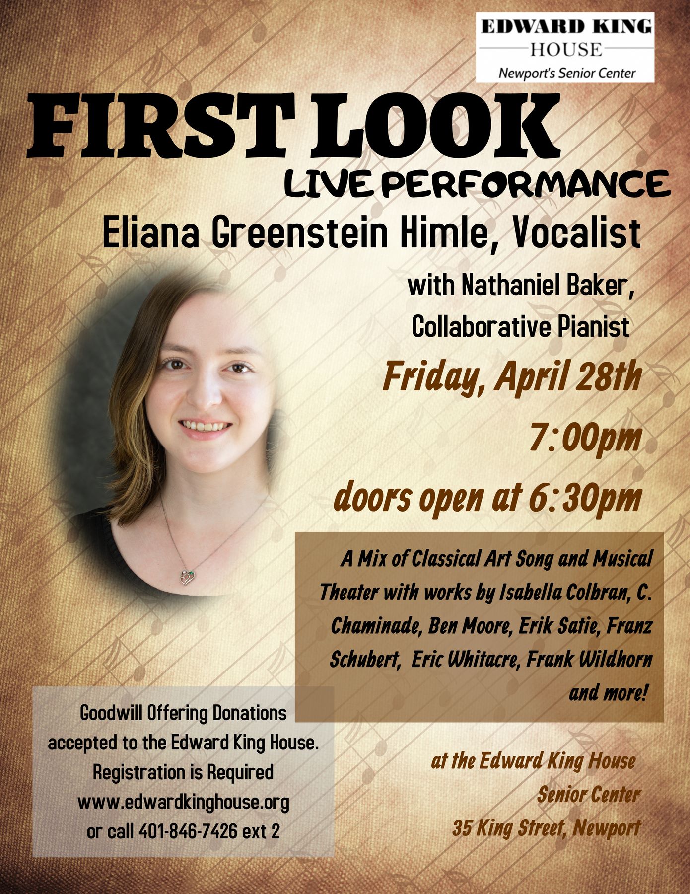 First Look Live Performance: Eliana Greenstein Himle – Edward King ...