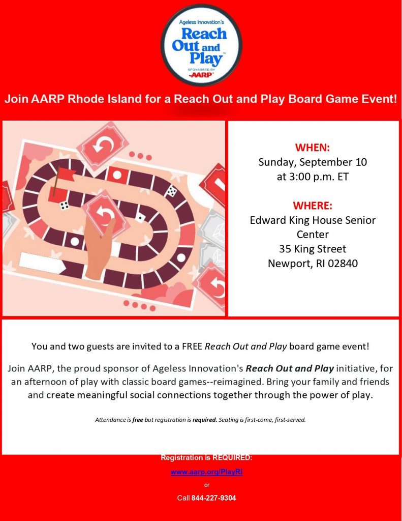 Upcoming Events - Edward King House Senior Center