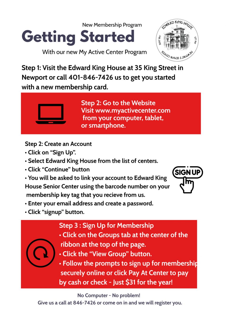 Membership 2025-26 - Edward King House Senior Center